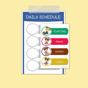 Stick Figures Daily Schedule – Torah Umesorah Teacher Center