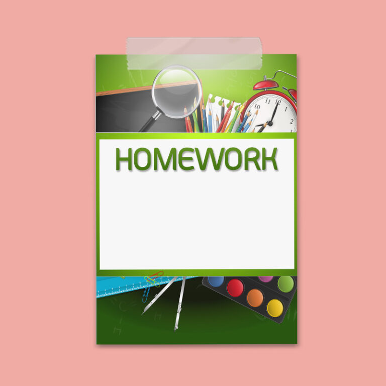 Supplies Homework Poster – Torah Umesorah Teacher Center