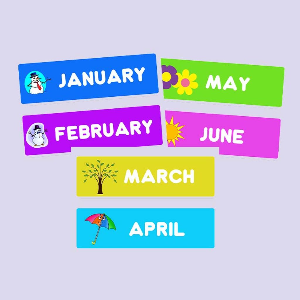 Picture Month Cards – Torah Umesorah Teacher Center