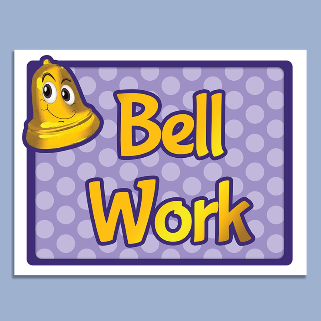 Bellwork Poster – Torah Umesorah Teacher Center