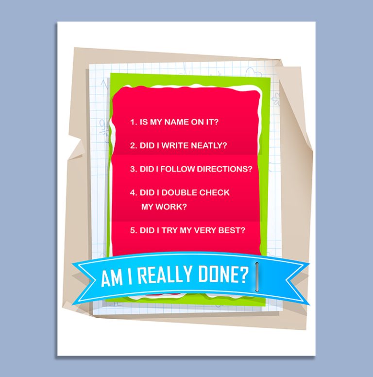 Am I Really Done Checklist – Torah Umesorah Teacher Center