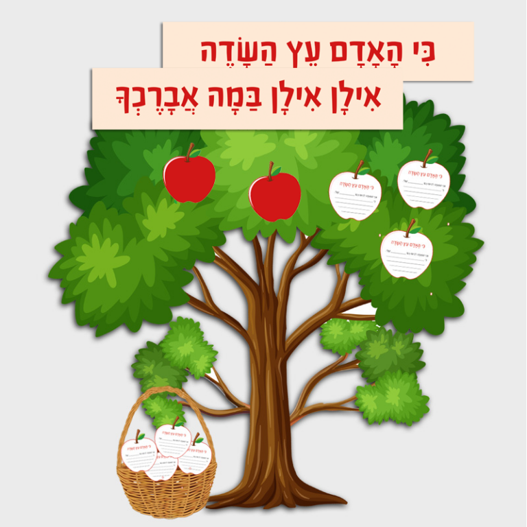 Apple and Tree Bulletin Board – Torah Umesorah Teacher Center